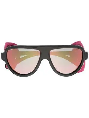 Moncler Detachable Eye Shield Sunglasses