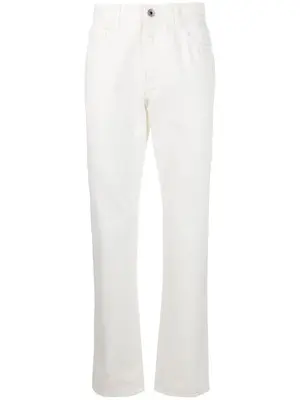 Ferragamo Zip Up Jeans For Men