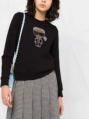 Karl Lagerfeld K/ikonik Sparkle Sweatshirt