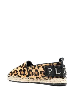 Philipp Plein Leopard-print Espadrilles