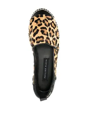Philipp Plein Leopard-print Espadrilles
