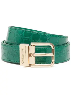 Dolce & Gabbana Buckled Leather Belt