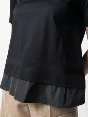Herno Layered Short-sleeve Top