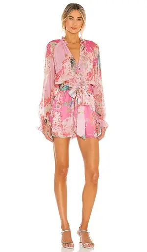 Hemant & Nandita X Sage Romper - Pink