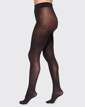 Wolford Pure 50 Opaque Tights - Black