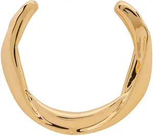 JIL SANDER Jil Sander Gold Melting Necklace - 712 Copper