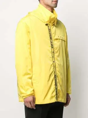 Off-White Logo-print Zip-up Windbreaker