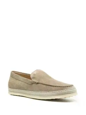 TOD'S Round-toe Loafers - Neutrals