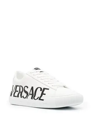 Versace Greca Logo-print Low-top Sneakers