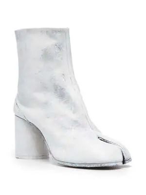 MAISON MARGIELA Tabi 80mm Ankle Boots - White