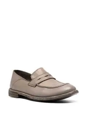 Officine Creative Pebbled Buffalo Leather Loafers