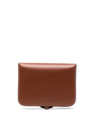 A.p.c. Snap-fastening Leather Wallet