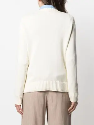 Ralph Lauren Picnic Poo Bear Intarsia-knit Jumper