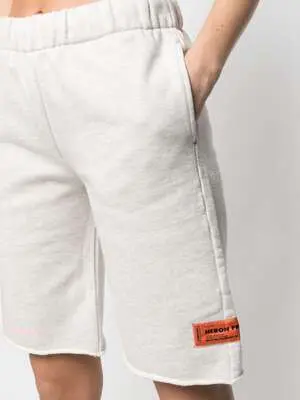 Heron Preston Logo Patch Knee-length Shorts
