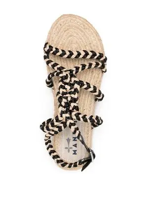 Manebí Flat Rope Sandals - Neutrals