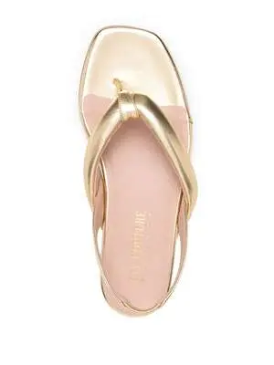 GIABORGHINI Thong Strap Slingback Sandals