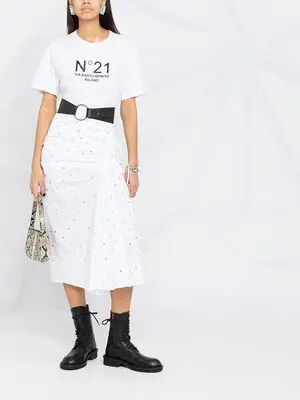 N°21 Cotton Logo Print T-shirt