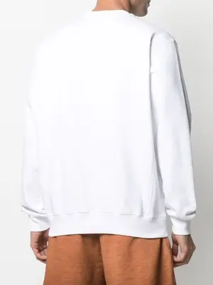 Opening Ceremony Cotton Jersey Fleece Sweatshirt - White