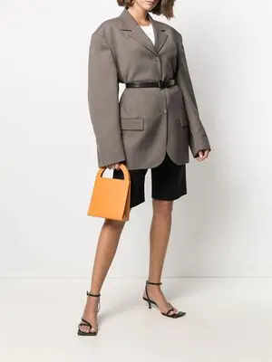 Medea Round Top Handle Tote Bag