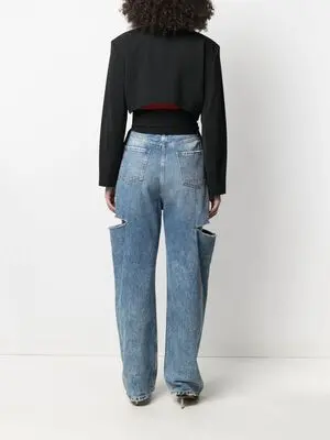 AMBUSH Asymmetric-hem Belted Blazer