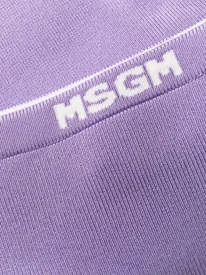 MSGM Intarsia-logo Briefs