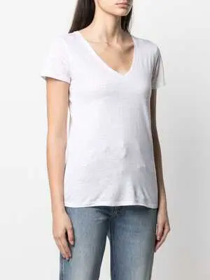 Majestic Filatures V-neck Short-sleeve T-shirt - White