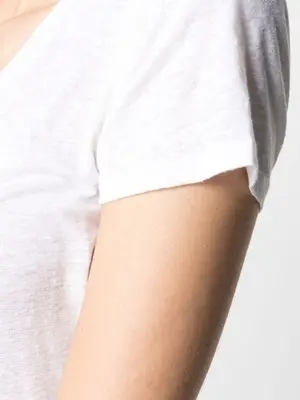 Majestic Filatures V-neck Short-sleeve T-shirt - White
