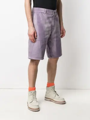Heron Preston Faded Effect Bermuda Shorts
