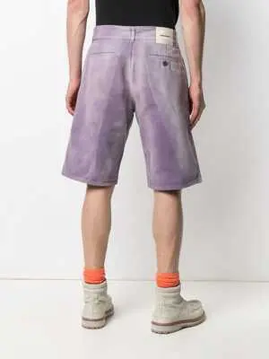 Heron Preston Faded Effect Bermuda Shorts