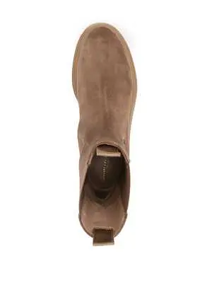 GIANVITO ROSSI Chester Suede Chelsea Boots - Brown