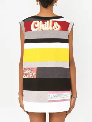 Dolce & Gabbana Mix-print Tank Top