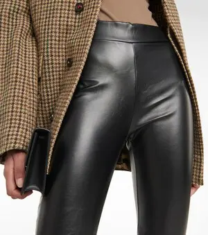 Wolford Estella Faux Leather Leggings