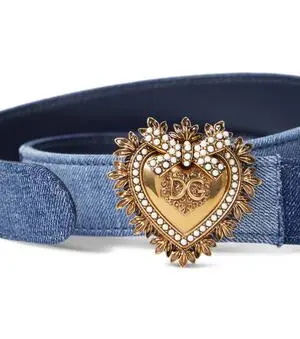 Dolce & Gabbana Devotion Denim Belt