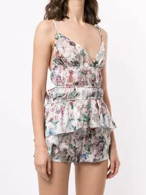 HACULLA. Floral Silk Camisole