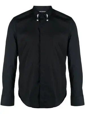 Neil Barrett Star Bolt-print Shirt - Black