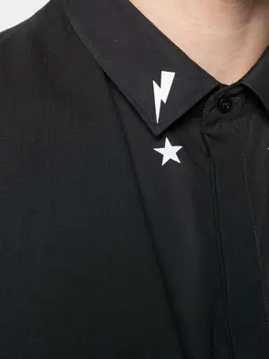 Neil Barrett Star Bolt-print Shirt