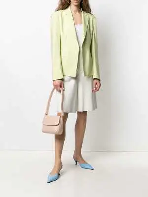 Giorgio Armani La Prima Leather Shoulder Bag