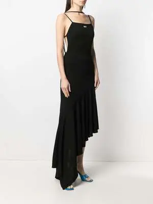 Off-White Asymmetric Flared Dress