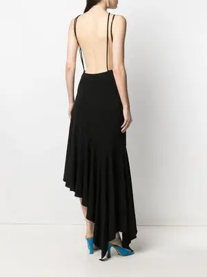 Off-White Asymmetric Flared Dress