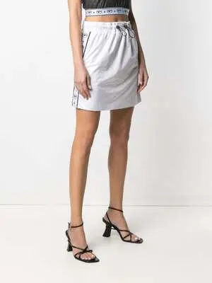 CHIARA FERRAGNI Logo-print Drawstring Skirt