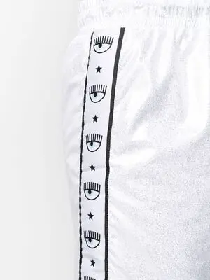 CHIARA FERRAGNI Logo-print Drawstring Skirt