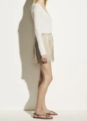 Vince Satin Pu On Short