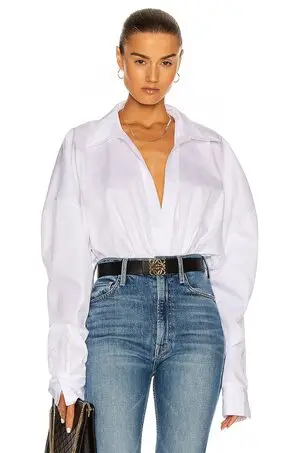 Boyfriend Shirt Bodysuits