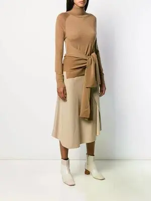 JW Anderson Roll Neck Jumper With Front Ties
