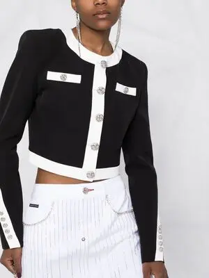 Philipp Plein Two-tone Button-up Jacket