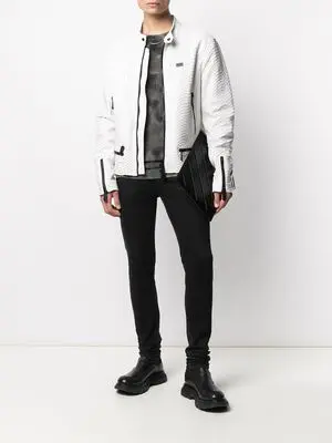 Philipp Plein Contrast Zip Jacket