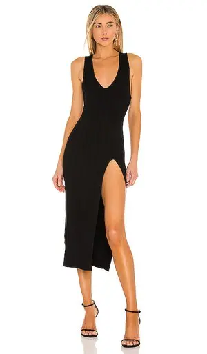 MICHAEL COSTELLO X Ribbed Bodycon Dress