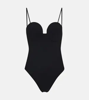 Magda Butrym Bustier One-piece Swimsuit - Black
