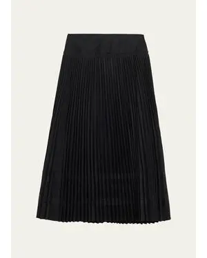 3.1 Phillip Lim Pleated A-line Midi Skirt