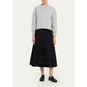 3.1 Phillip Lim Pleated A-line Midi Skirt